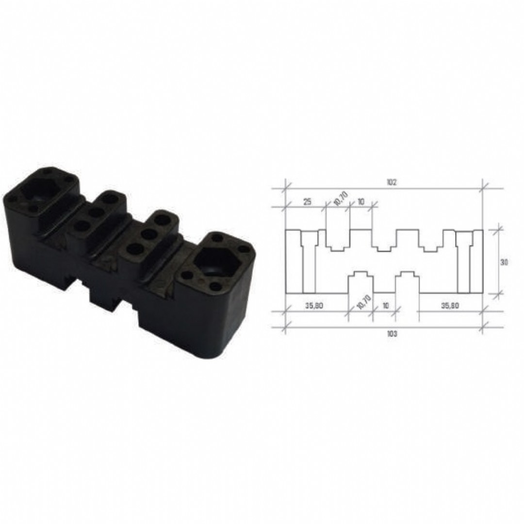 Plastik Tarak İzolatör 3F & 2F - Plastik Tarak İzolatörler - Plastik ...